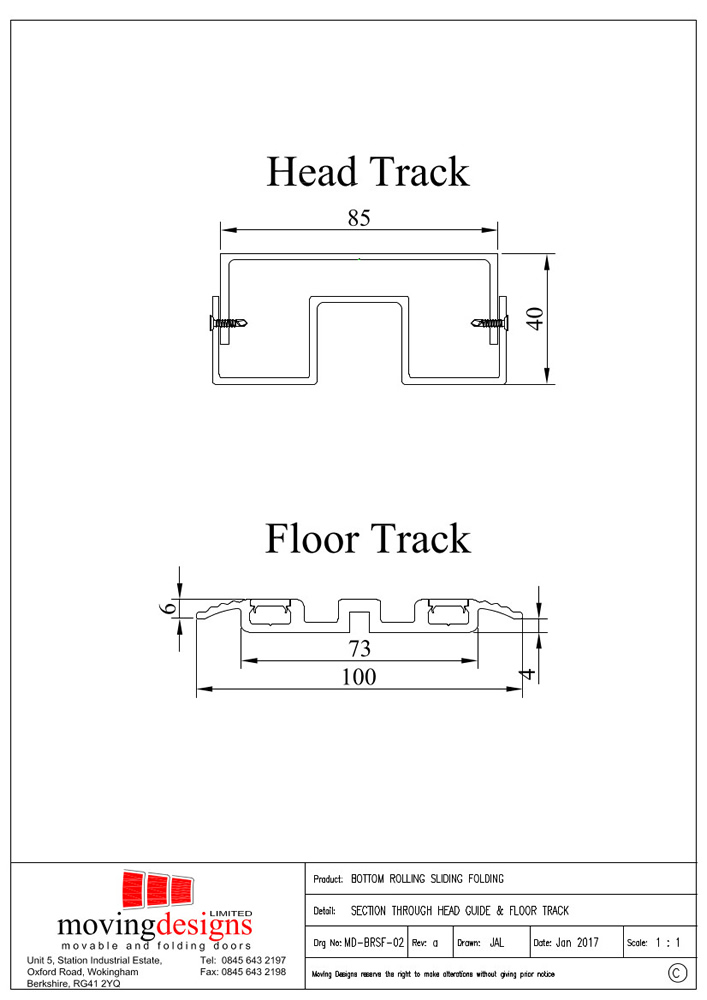Movable Wall Tech Specs - Moving Designs Limited